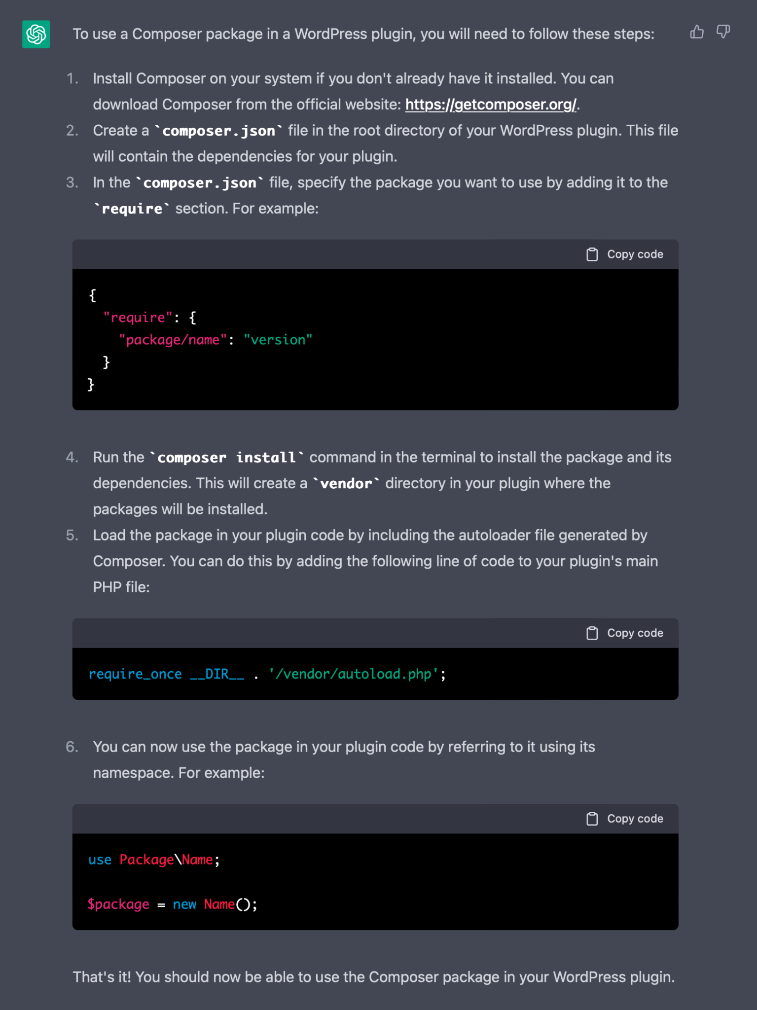 Using Composer Packages In A Wordpress Plugin Tectalic